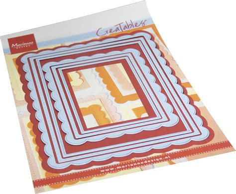 Creatable Scalloped Rectangles LR Craftlines B V