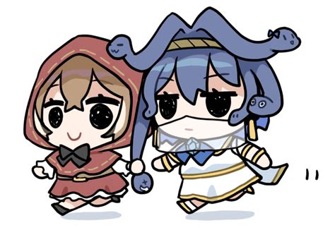 ouro kronii nanashi mumei little red riding hood medusa smol mumei
