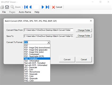 win2pdf full batch convert docx to pdf