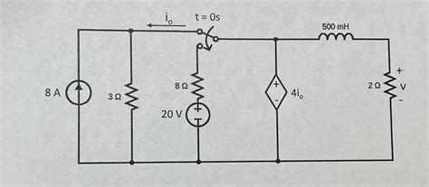 Solved Find V T For T S Chegg Com