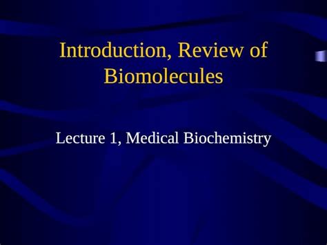 PPT BIOCHEM INTRODUCTION DOKUMEN TIPS