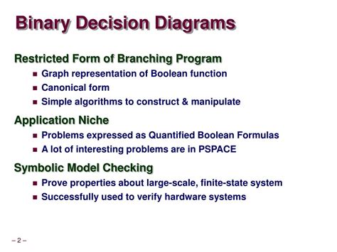 Ppt Binary Decision Diagrams And Symbolic Model Checking Powerpoint