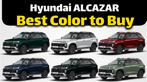 Hyundai Alcazar Colour Options 2025 Best Color In Hyundai Alcazar