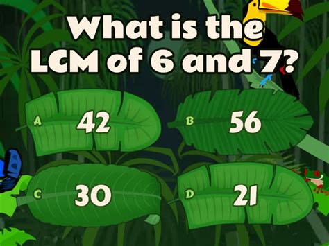 Finding The Least Common Multiple Lcm Quiz