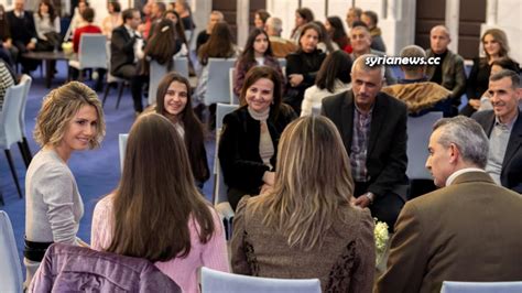 First Lady Asmaa Assad Receives Top Students And Their Families