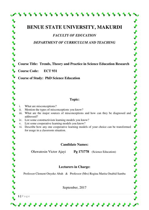 Pdf Misconceptions