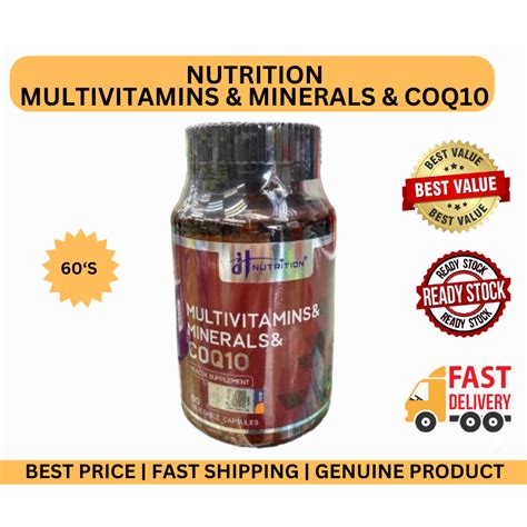 [jh Nutrition] Multivitamins And Minerals And Coq10 60s Vegetable Capsule Improve Health