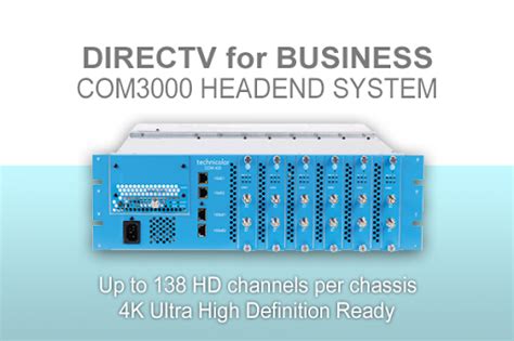 Com3000 Headend System By Technicolor Brion Enterprises Directv