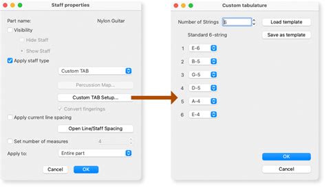 Convert Notation To Tab And Tab To Notation Smartscore 64 Guitar Ne Online Help