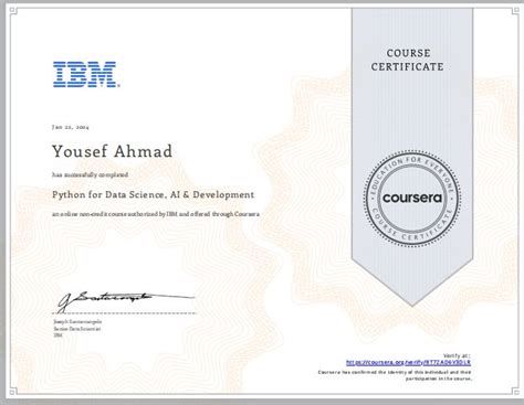I Got A New Certification Python For Data Science Ai And Development