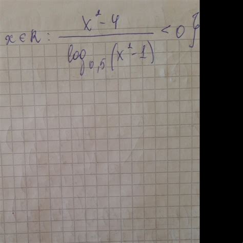Х 2 4 Log0 5 X 2 1