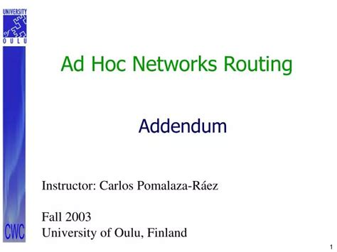 Ppt Ad Hoc Networks Routing Powerpoint Presentation Free Download