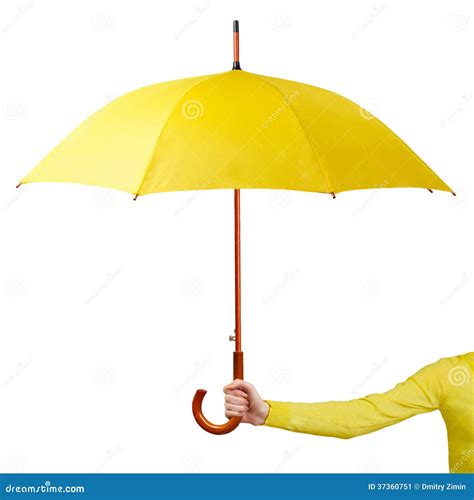 Hand Holding An Umbrella Stock Image Image 37360751