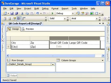 generate two dimensional qr code® bar codes in an ssrs report
