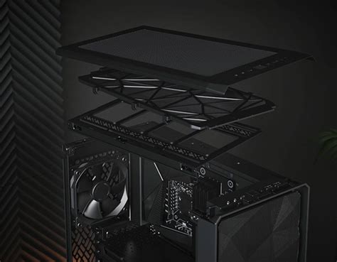 Fractal Design Meshify 2 Compact Rgb Black Tg Light Tint Mid Tower Atx