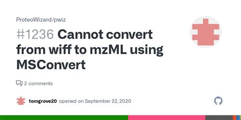 Cannot Convert From Wiff To Mzml Using Msconvert · Issue 1236