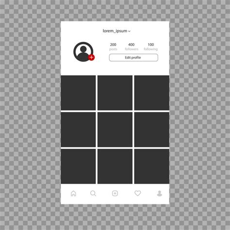 Premium Vector Social Networks Interface Template For Mobile App
