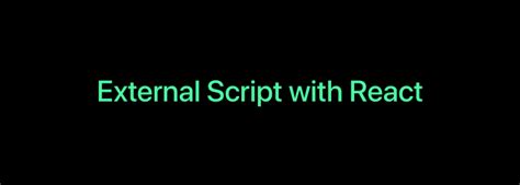 Add External Script In React 2 Ways To Use The External Script With By Shivam Agrawal Medium