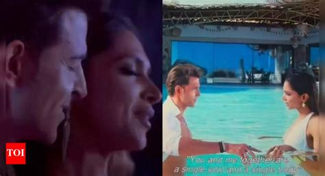Romantic Song From Fighter Goes Viral Hrithik Roshan Deepika Padukone Chemistry Times Of