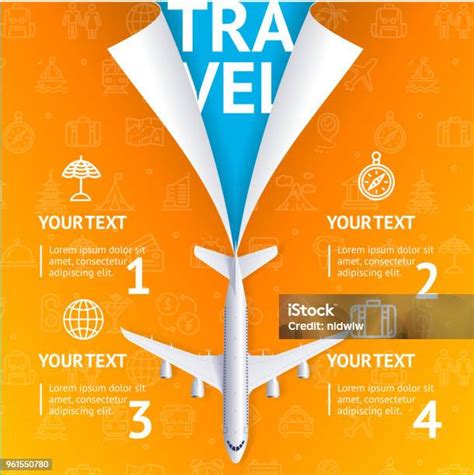 현실적인 3d 상세한 여행 및 비행기로 관광 개념 벡터 0명에 대한 스톡 벡터 아트 및 기타 이미지 0명 개념 관광 Istock