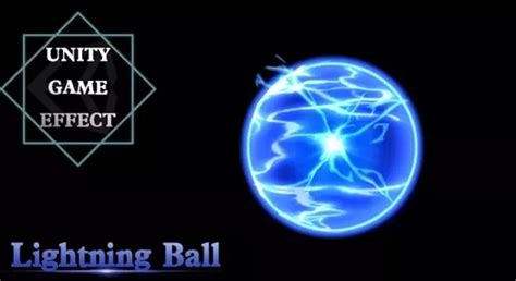 Unity Game Effectvfx Lightning Ball Cgtrader