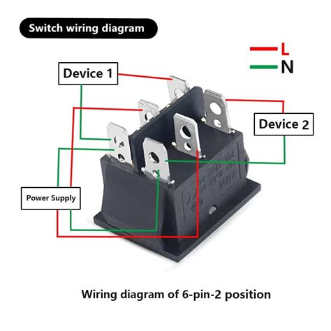 6 Pin On Off Toggle Switch Wiring Diagram