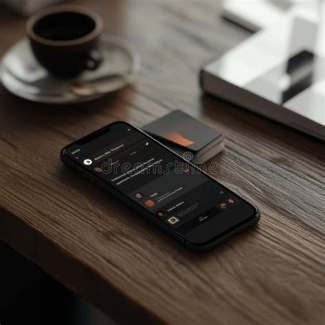 Mobile App Ui Design Chat Interface With User Profiles Stock