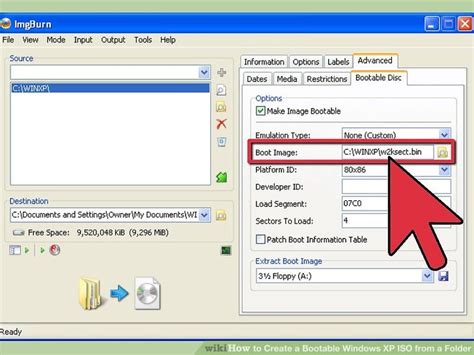 How To Create A Bootable Windows XP ISO From A Folder Steps