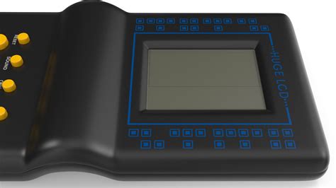 Brick Game Tetris Black 3d Model 29 3ds Blend C4d Fbx Max Ma