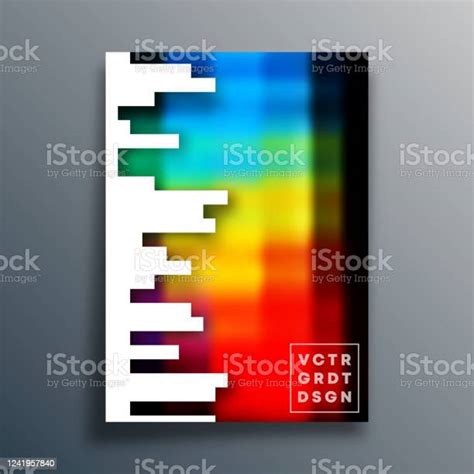 벽지 전단지 포스터 브로셔 커버 타이포그래피 또는 기타 인쇄 제품에 대한 다채로운 그라데이션 질감추상 포스터 디자인 벡터