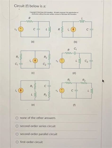 Solved Circuit E Below Is A A B C D E F Chegg Com