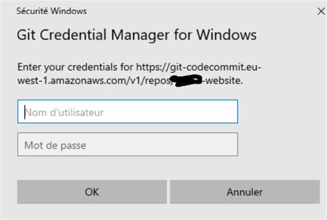 Aws Cli Sourcetree And Aws Codecommit Sso Connection Stack Overflow