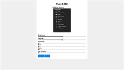 Create A Photo Filters And Effects Project Using Html Css And Javascript