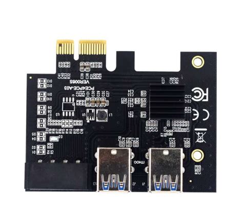 Promo Pcie Gpu Splitter X1 To 4x Usb 3 0 Extender Vga Card Molex For Mining Diskon 50 Di Seller