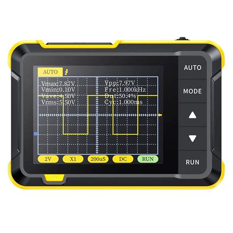 Fnirsi Dso152 Handheld Digital Oscilloscope With P6100 Probe Yellow