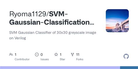 Github Ryoma1129 Svm Gaussian Classification Fpga Svm Gaussian Classifier Of 30x30 Greyscale