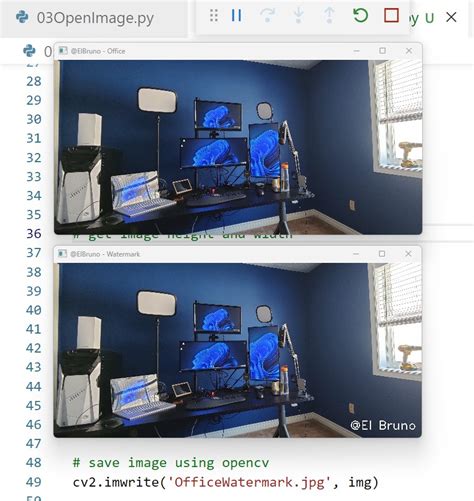 Add Watermark To An Image Using Python And Opencv El Bruno