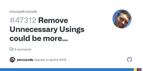 Remove Unnecessary Usings Could Be More Forthcoming · Issue 47312