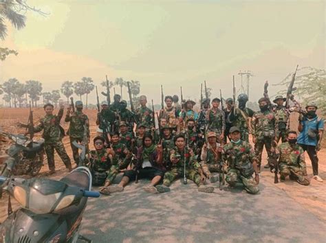 တောင်သာမြို့ အနီးတွင် တော်လှန်ရေး ပူးပေါင်းတပ်ဖွဲ့များက လမ်းပိုင်း လုံခ