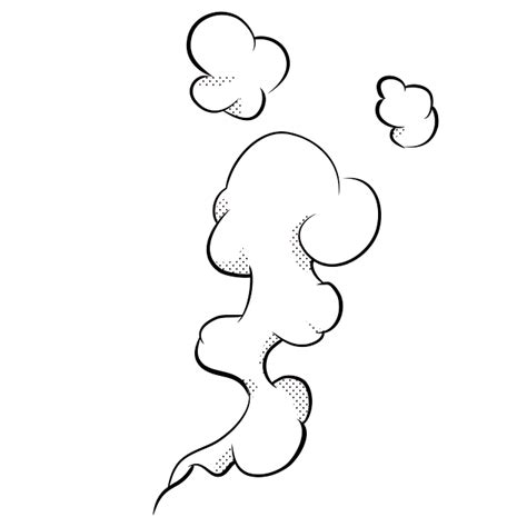 日式漫画绘画爆炸烟雾效果元素 Ai矢量图案png免抠图案设计ps素材 97