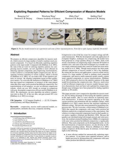 Pdf Exploiting Repeated Patterns For Efficient Compression Of Massive Models
