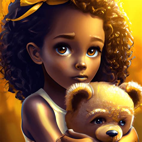Cute Black Girl Graphic · Creative Fabrica