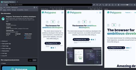 Polypane 8 Better Elements Inspector New Syncing Features Chromium 98 And More Polypane