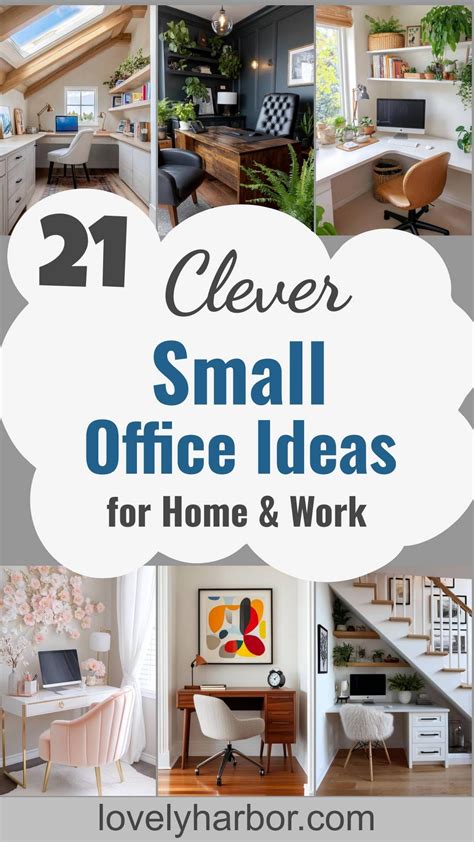 21 Clever Small Office Ideas For Home And Work Spaces Lovely Harbor
