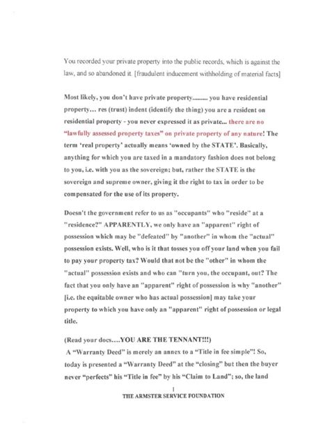 Property Tax Classifications Pdf Deed Property Law