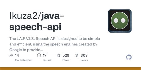 Github Lkuza2java Speech Api The Jarvis Speech Api Is