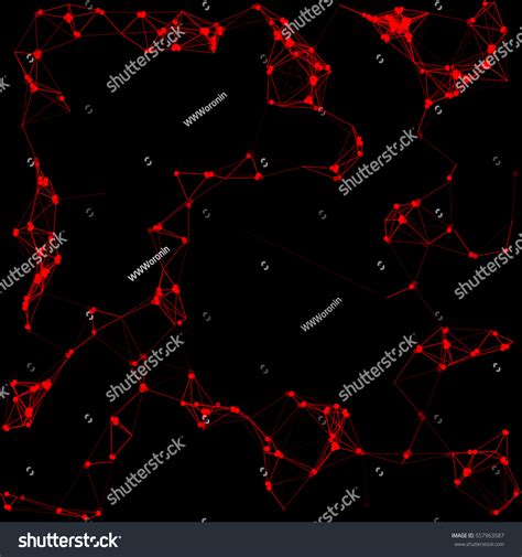 Vector Illustration Abstract Plexus Structure Forming Stock Vector Royalty Free 557963587