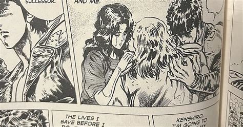 Misprint In Volumes 4 And 5 Of Viz Medias Fist Of The North Star First Image Should Say Yuria