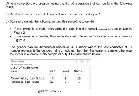 Solved Question 3 15 Marks Given The Following Text File