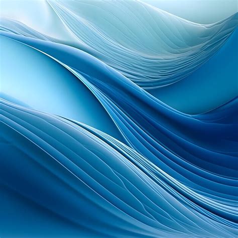 Premium Photo Photo Of Blue Waves Background Design Landscape